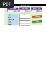 Debit Credit in Excel | PDF