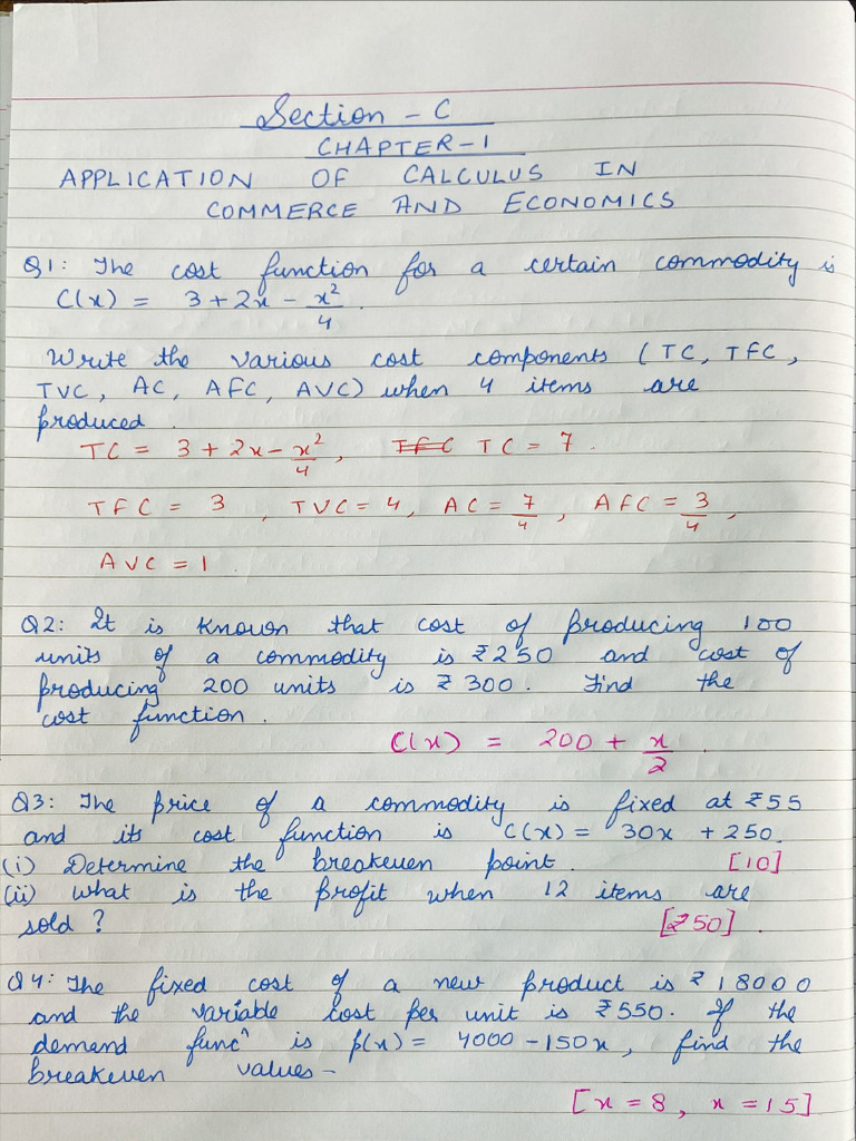 Section C Chapter 1 Notes Pdf