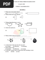 Primary 2 First Term Exam | PDF
