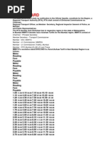 Auto Rickshaw Tariff Card | PDF | Transport | Vehicles