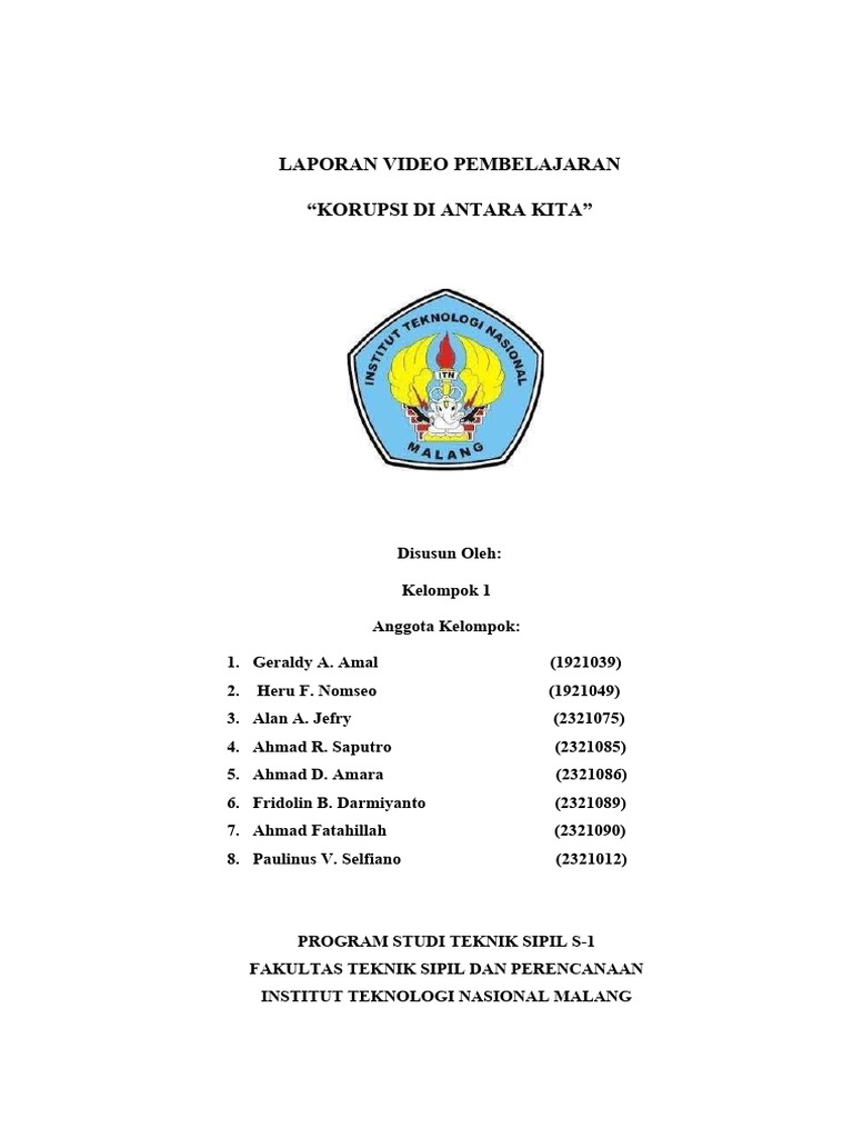 Laporn Pancasila Kelompok 1 - Salin | PDF