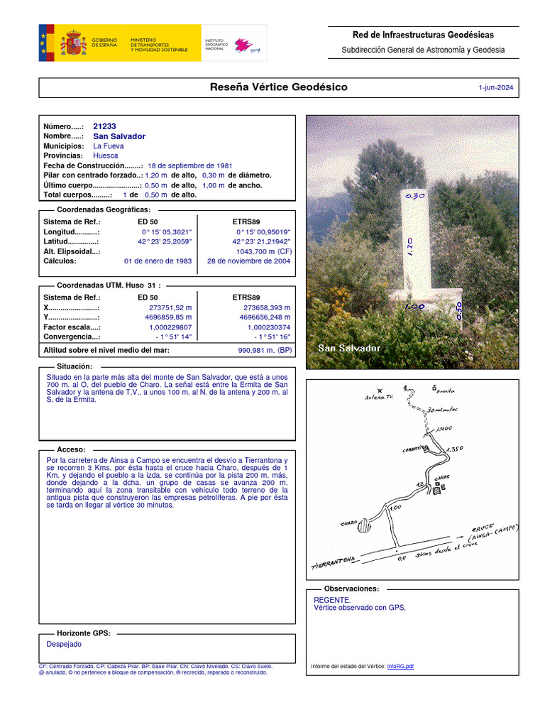021233-San Salvador | PDF | Geodesia | Datos geográficos e información