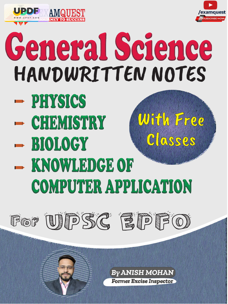 GENERAL SCIENCE Handwritten Notes Complete | PDF | Materials | Physical ...