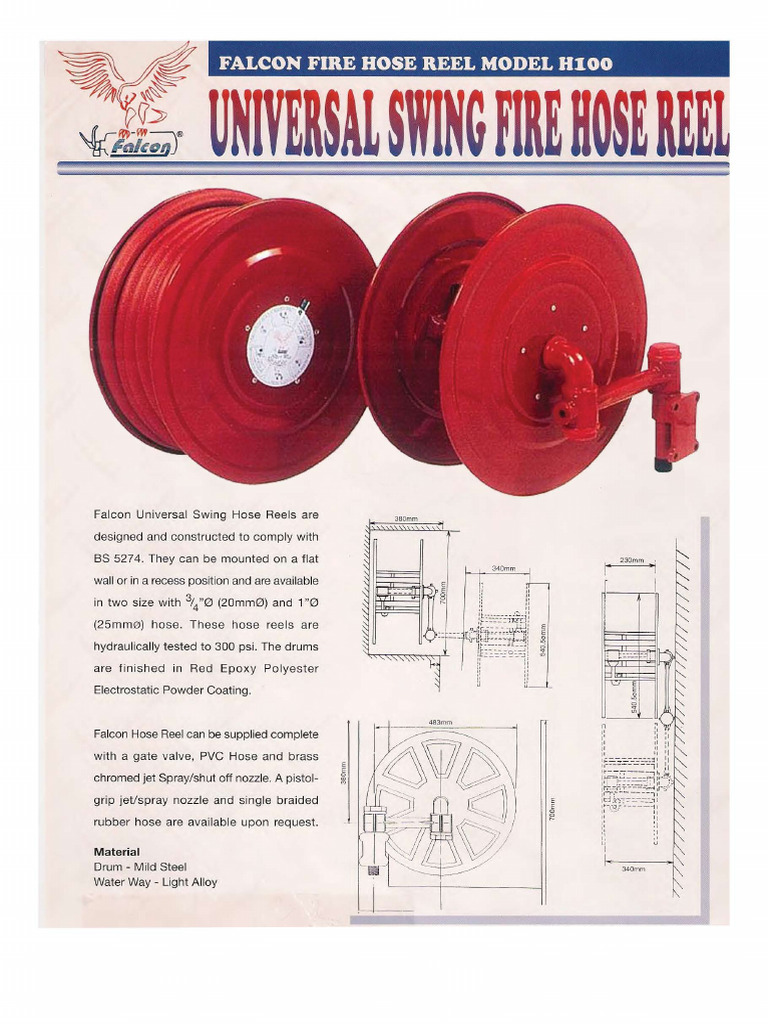 Falcon HR-1SW Fire Hose Reel-1 | PDF