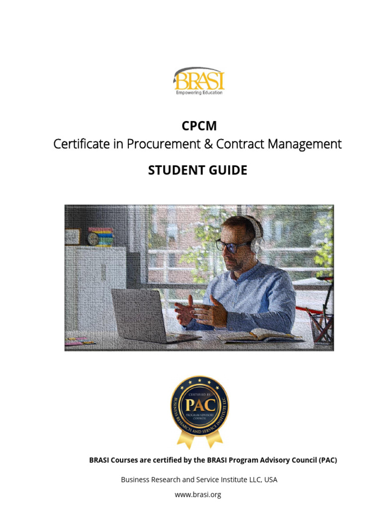 CPCM-Student-Guide | PDF | Educational Technology | Quiz CPCM-Student-Guide | PDF | Educational Technology | Quiz