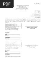 Form Lra 39 | PDF | Common Law | Civil Law (Common Law)