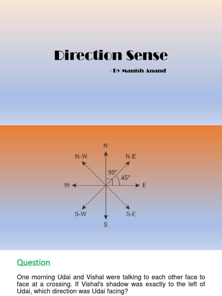 Direction Sense | Download Free PDF | Astronomy
