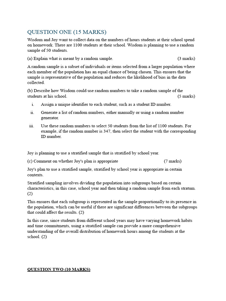 Assignment ODEL Descriptive Statistics | PDF | Sampling (Statistics) | Mode (Statistics)