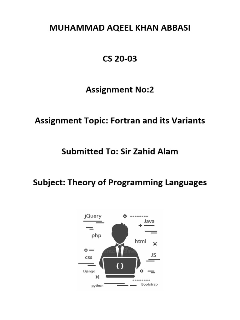 Fortran and Its Varients | PDF | Control Flow | Data Type