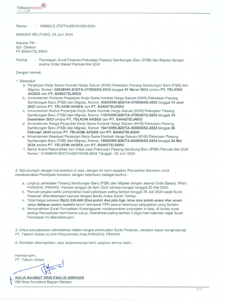 Penetapan 18086 BTO | PDF