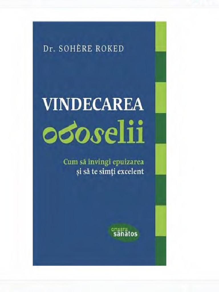 Vindecarea Oboselii - DR - Sohere Roked | PDF