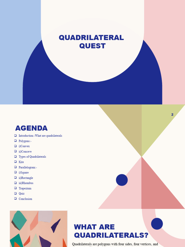 Quadrilateral Types and Characteristics | PDF | Convex Geometry ...