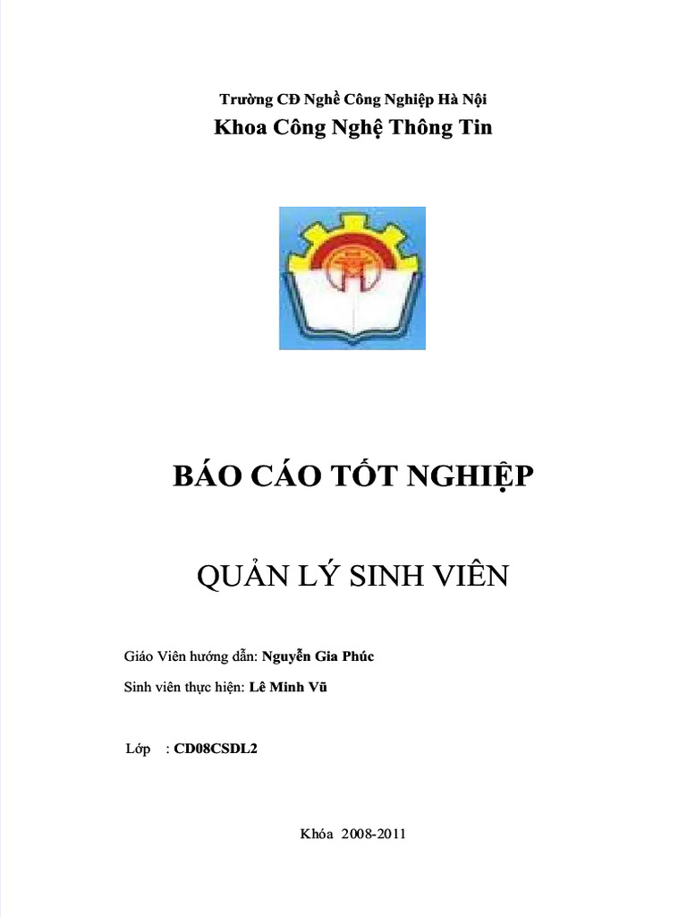 Phan Tich Thiet Ke He Thong Quan Ly Sinh Vien | PDF