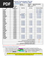 Timesheet June | PDF