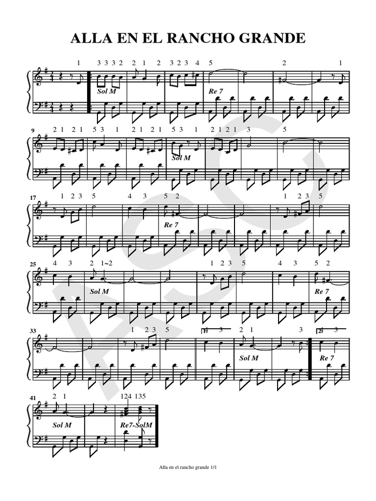 Alla en El Rancho Grande | PDF