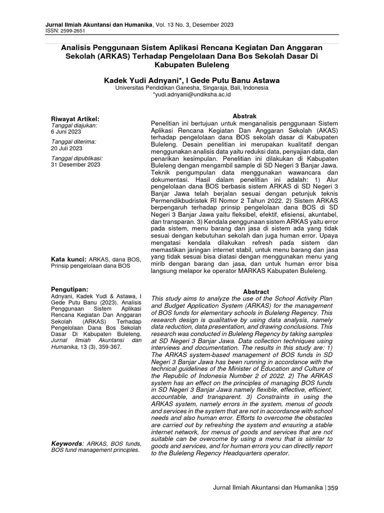 Kadek Yudi Adnyani, I Gede Putu Banu Astawa | PDF | Komputer