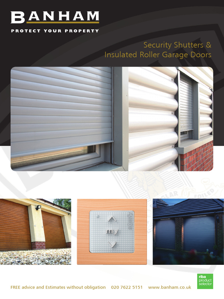 Banham Security Shutters Brochure | PDF | Door | Lighting