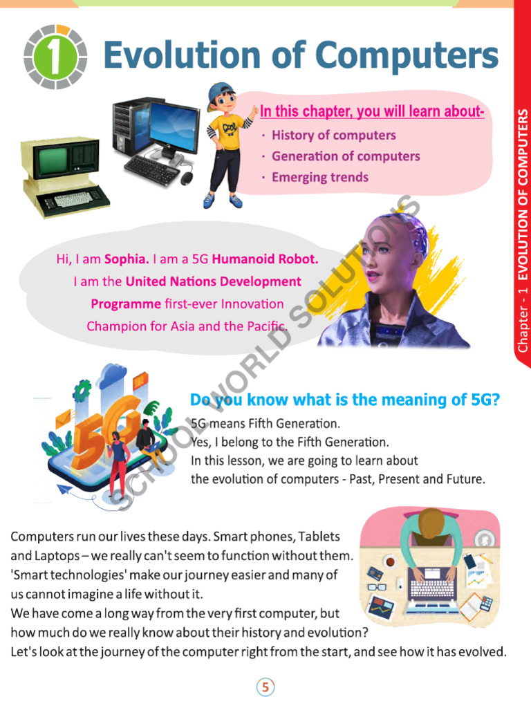 CISCE - Computer Studies - 5 - Part A | PDF