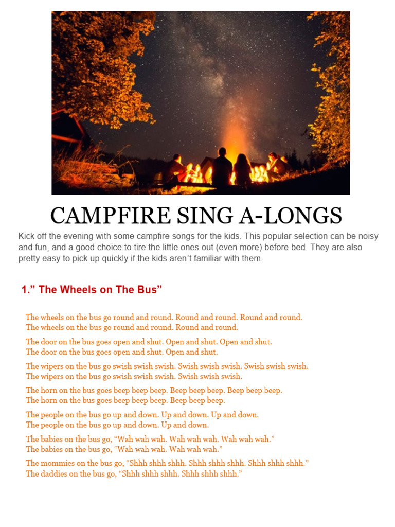 All Campfire Songs | PDF