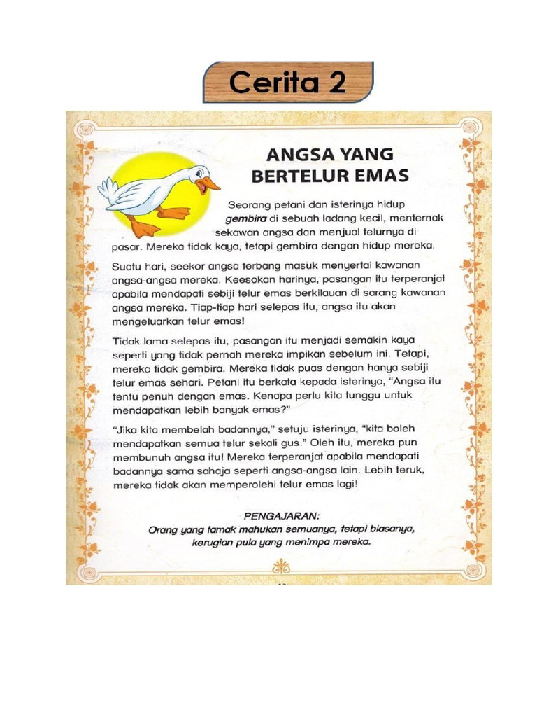 Cerita Tahun 3 Pdf