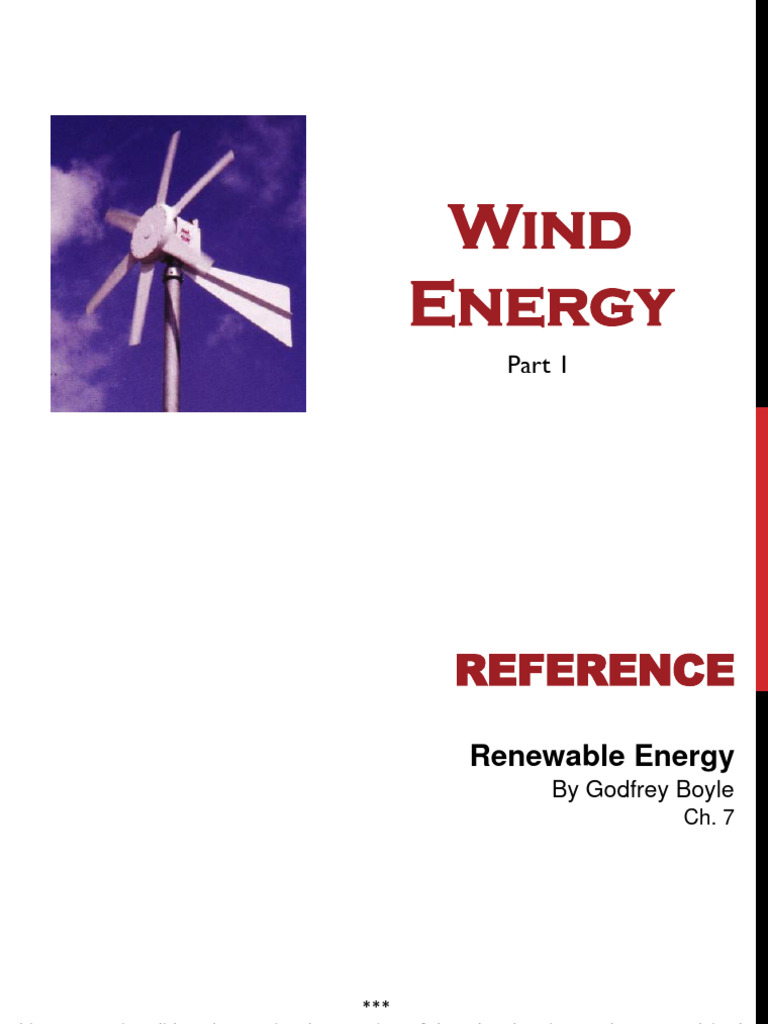 Wind Energy (Part 1) | PDF | Atmospheric Circulation | Wind Turbine