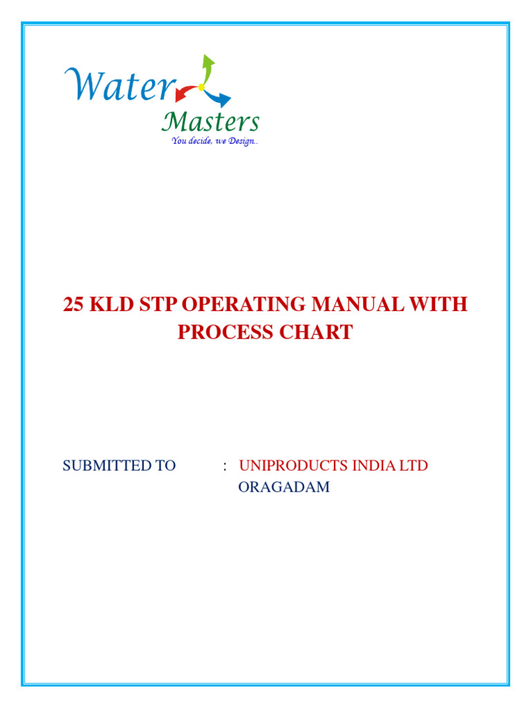STP MANUAL | PDF | Sewage Treatment | Filtration