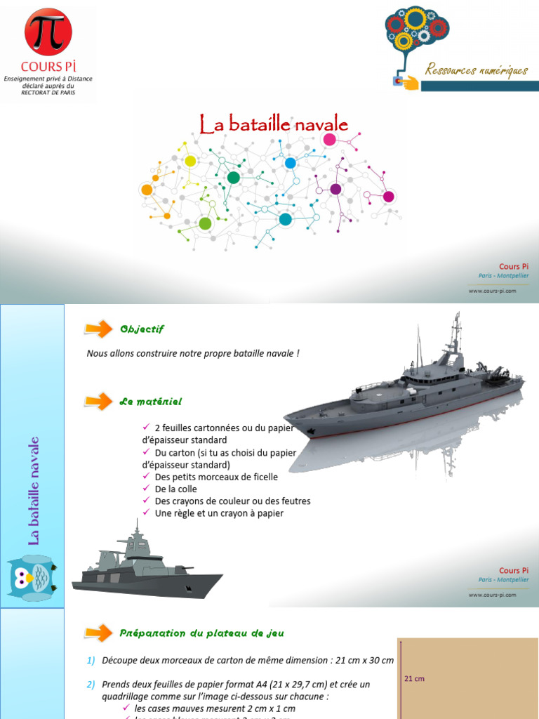 Créez votre propre jeu de bataille navale | PDF | Papier