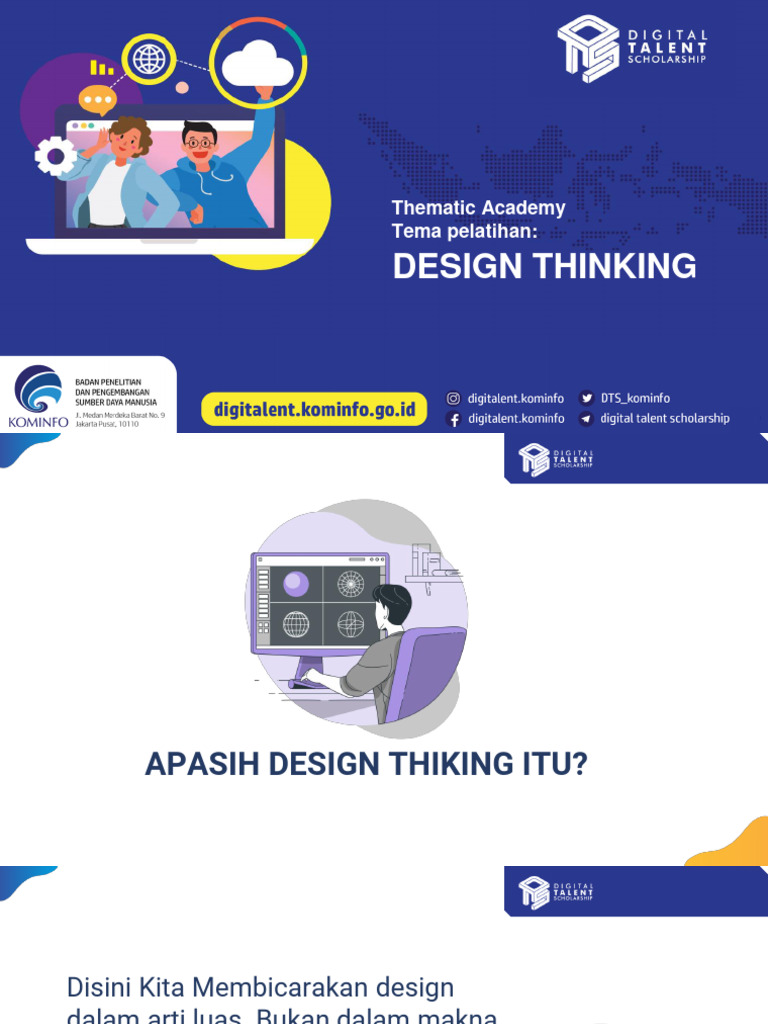 design thinking materi kominfo | PDF