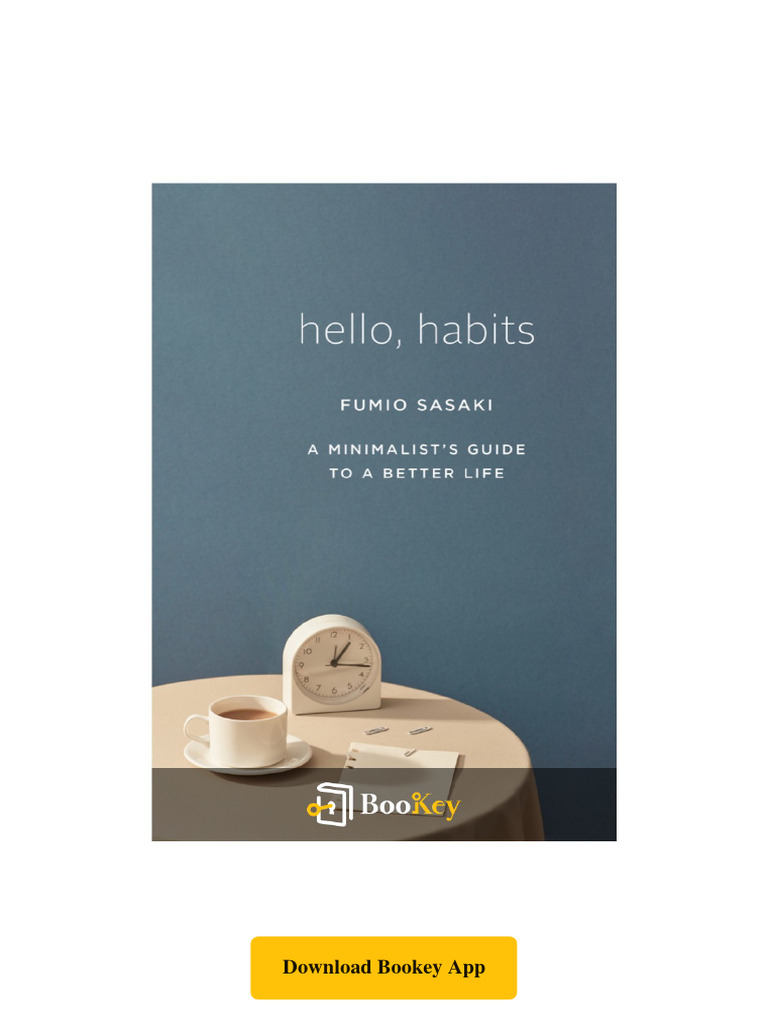 Hello, Habits | PDF | Habits | Motivational