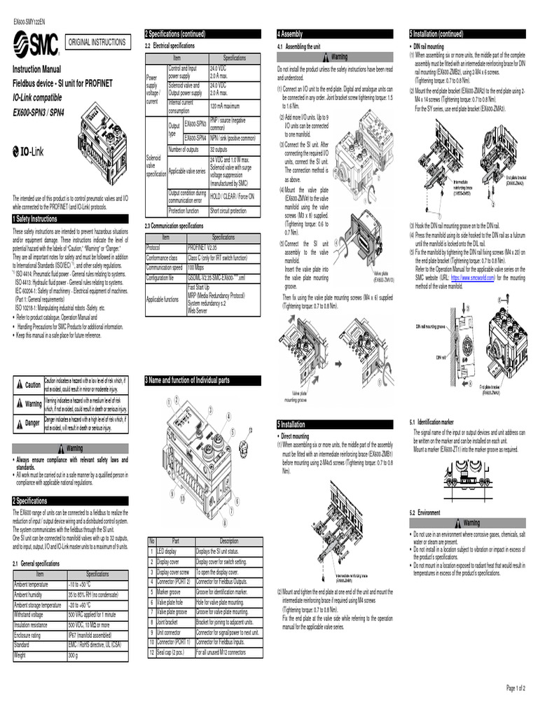 Ex 600 SPN 3 | PDF | Power Supply | Electrical Connector