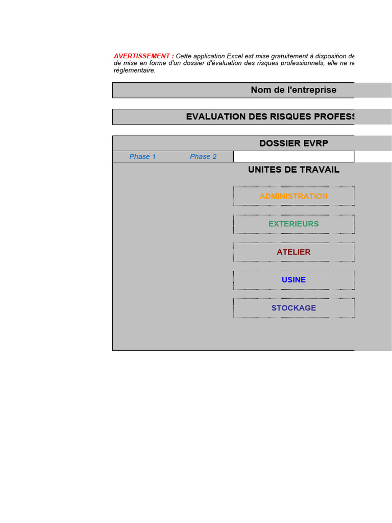 Evaluation Des Risques Professionnels | PDF | Évaluation des risques | Sécurité
