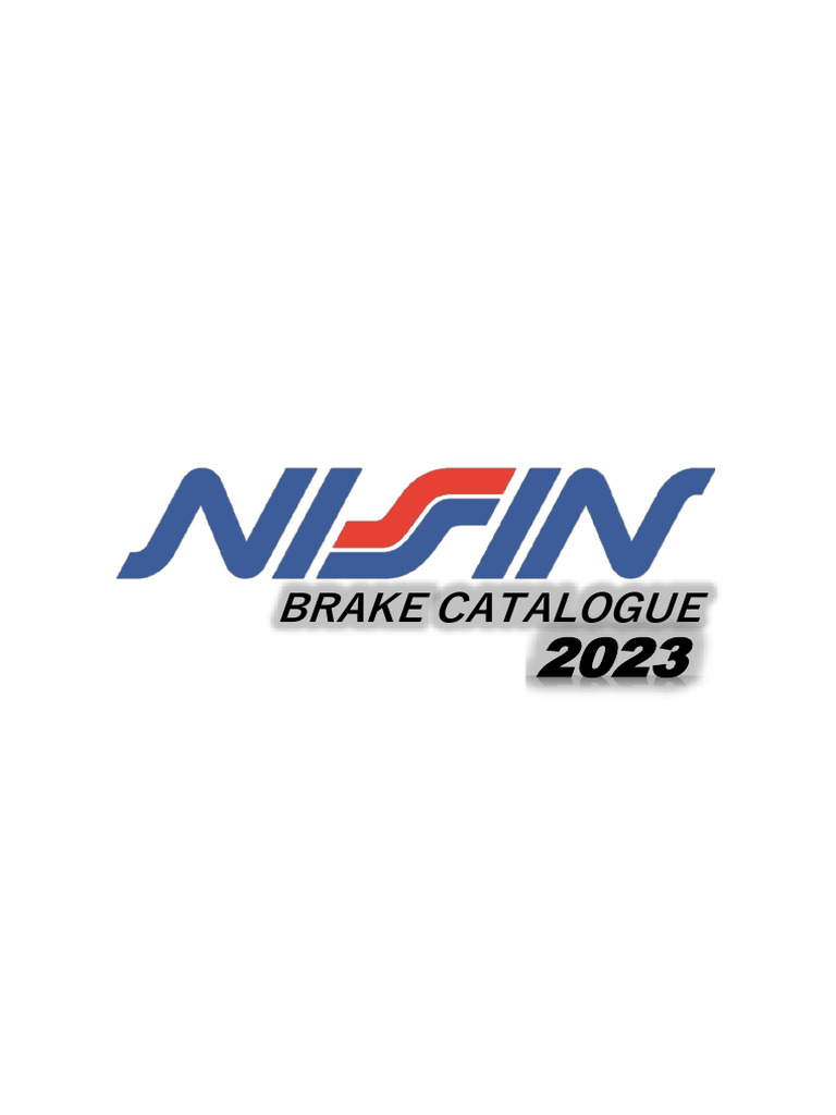 2R Nissin Brake Catalogue (2023ver) | PDF | Brake | Land Vehicles