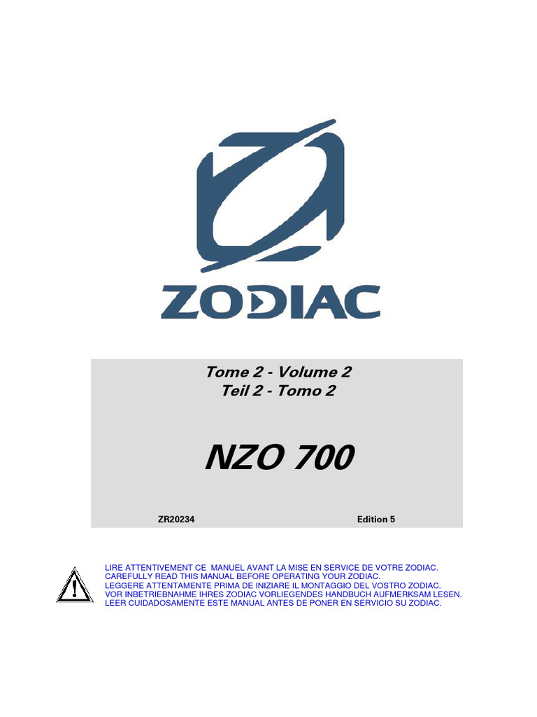 OWNER - MANUAL - N ZO 700 CABIN Ed5 - EN | PDF | Electrical Wiring ...