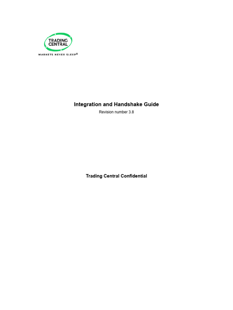 Trading Central Handshake Guide | PDF | Computing | Internet