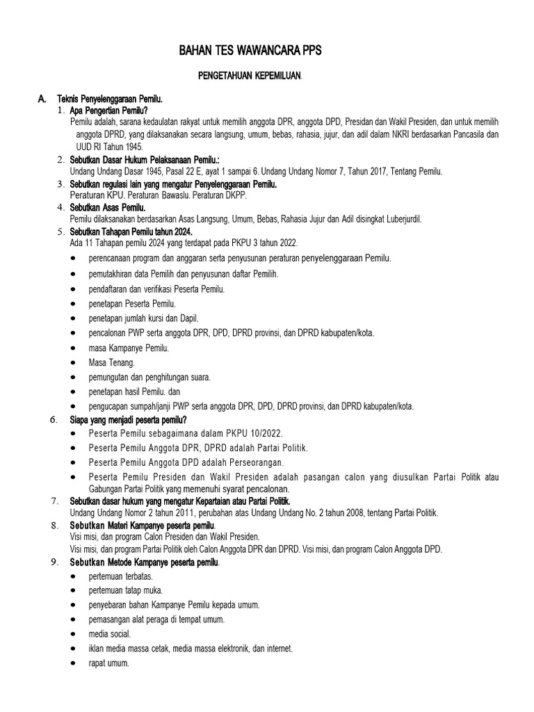 Soal Wawancara | PDF