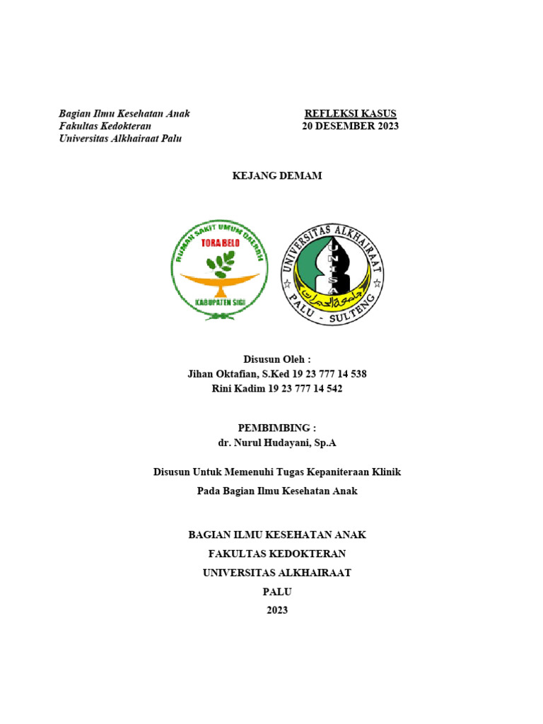 Refka Kejang Demam (1) | PDF