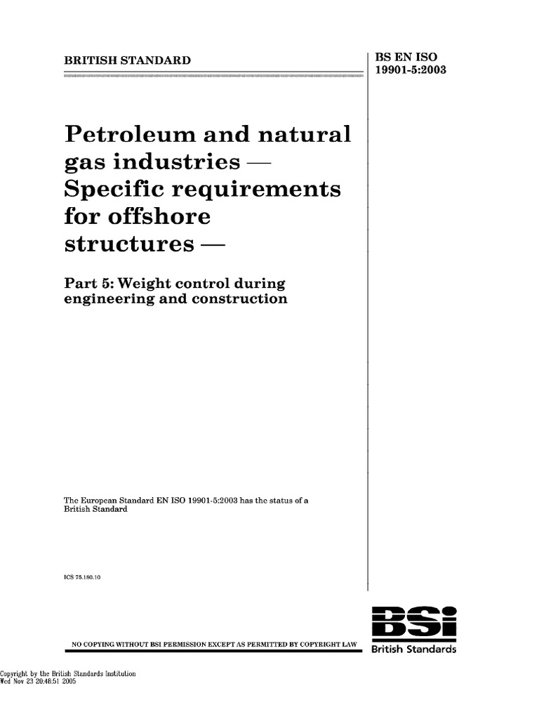 BS en Iso 19901 5 | PDF