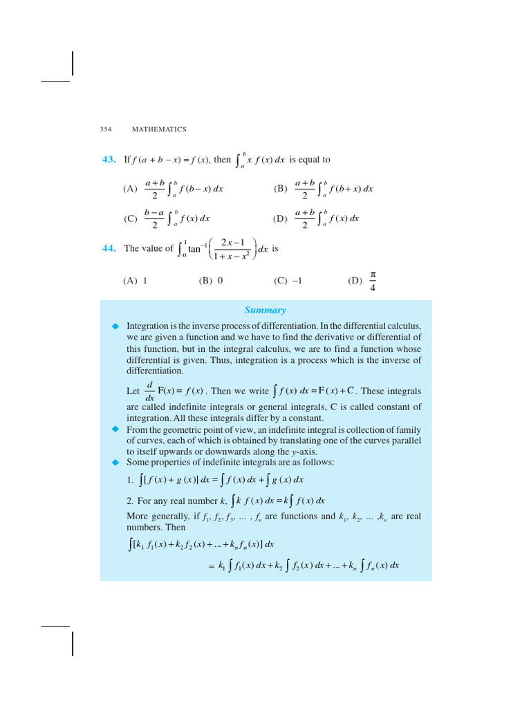 69 - PDFsam - 01 رياضيات 1-ب | PDF | Integral | Function (Mathematics)