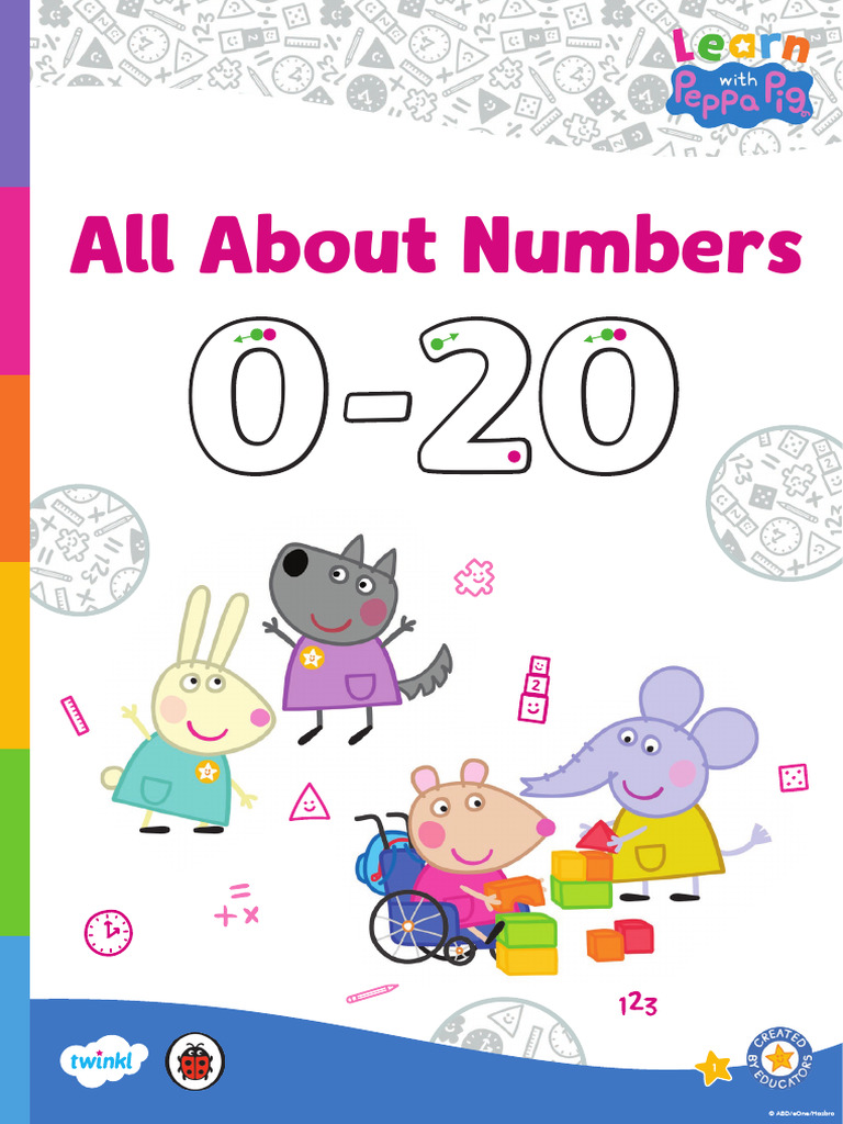 T M 1692531666 Peppa Pig Numbers To 20 Activity Booklet - Ver - 2 | PDF ...
