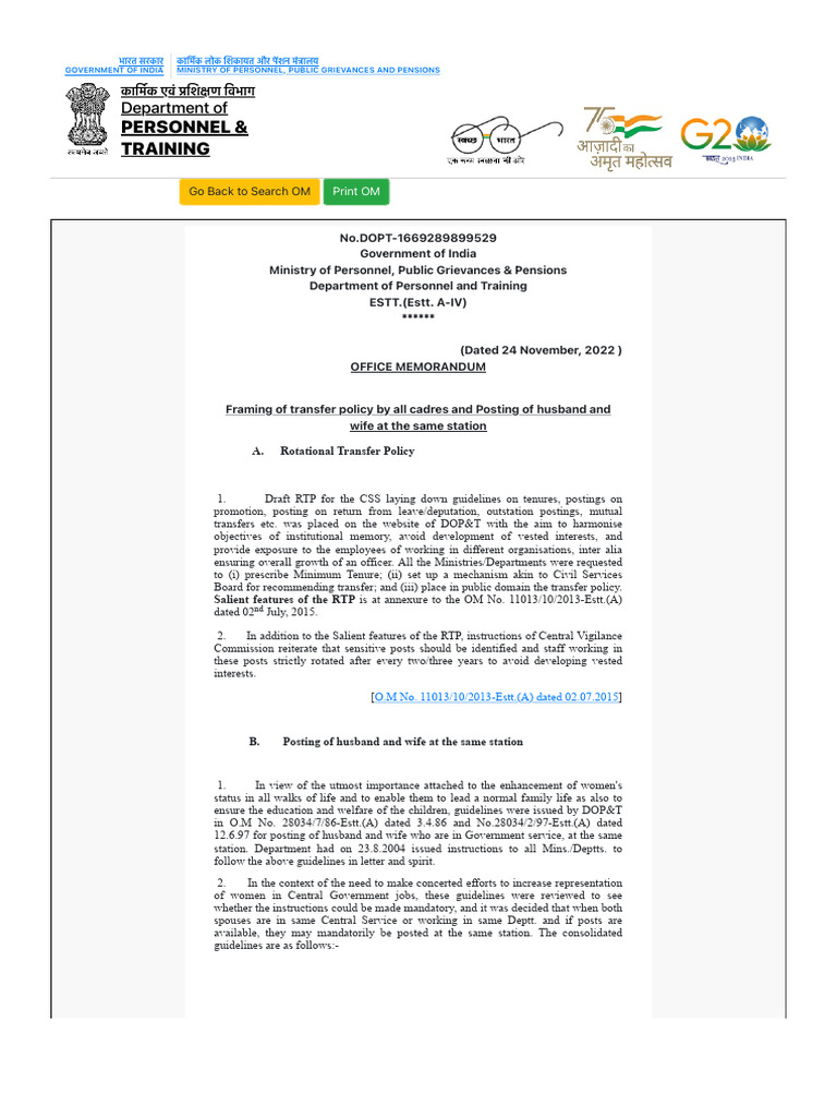 View OM | PDF | Government