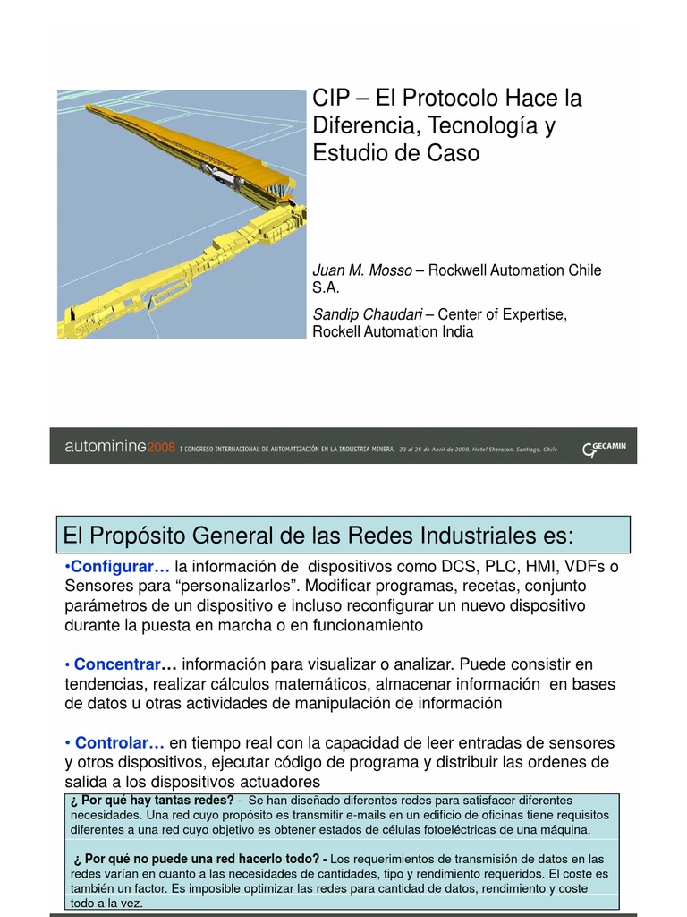 Protocolo CIP | PDF | Ethernet | Protocolos de comunicaciones