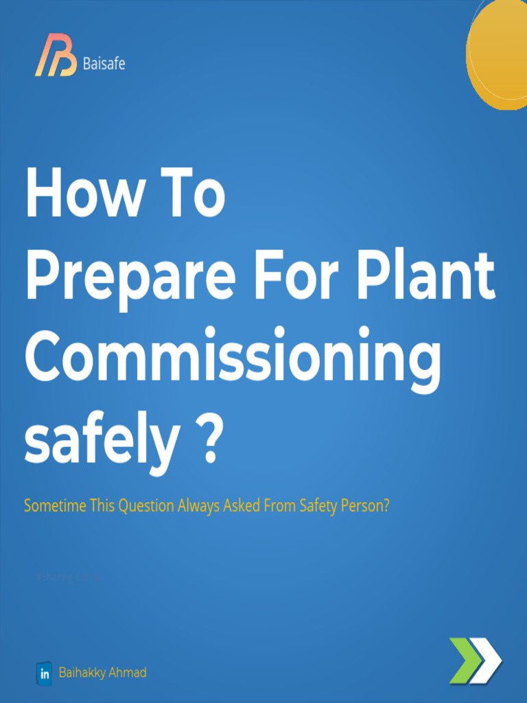 Commissioning Safety | PDF | Engineering