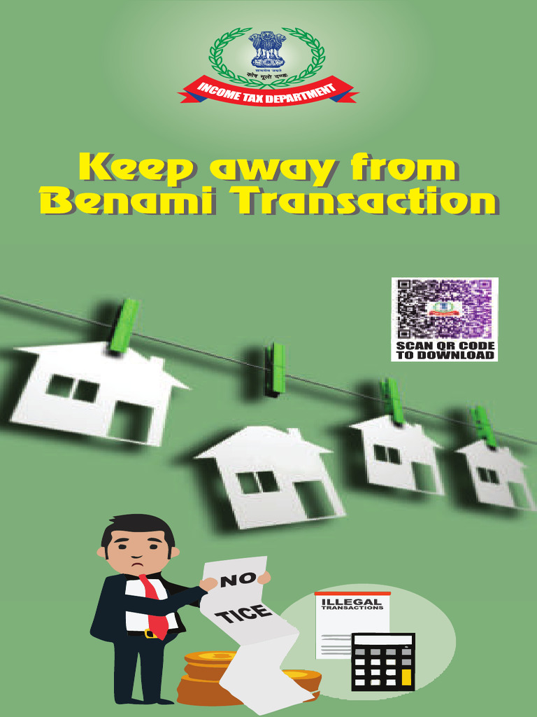 Income Tax Leaflet - Benami Transaction | PDF