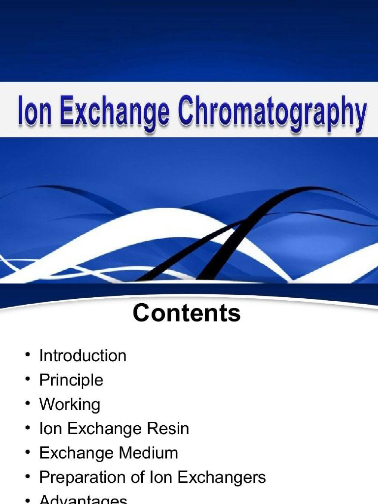 Ion Exchange Chromatography | PDF