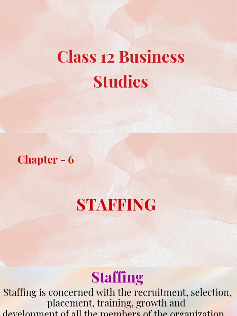 Chapter 6 Staffing - 2.0.pdf - 20240619 - 215617 - 0000 | PDF | Recruitment | Employment