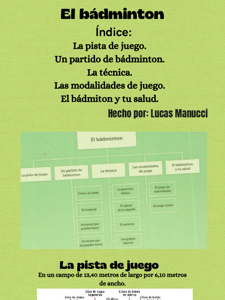 Guía Completa sobre Bádminton: Reglas y Técnicas | PDF | Deportes