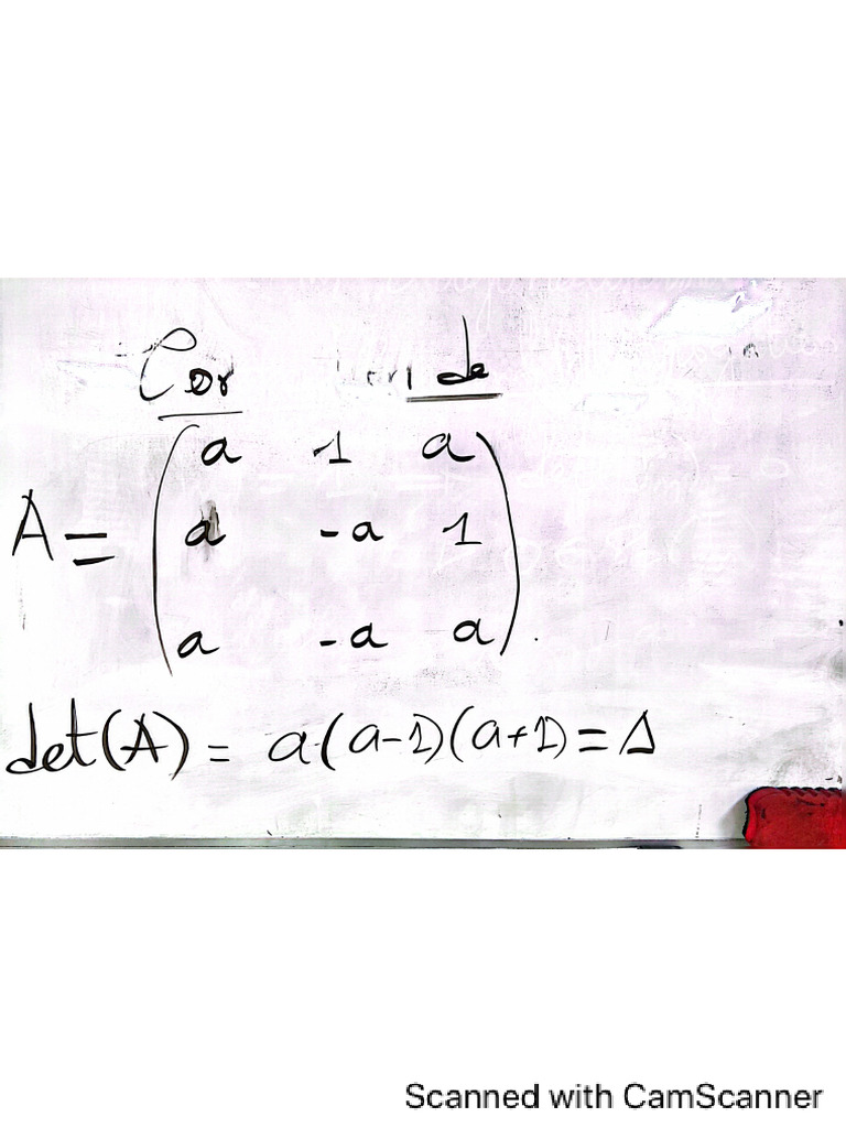 Correction de l’interrogation Algèbre (1) | PDF