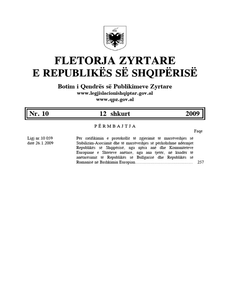 Protokolli I Zgjerimit Te MSA | PDF