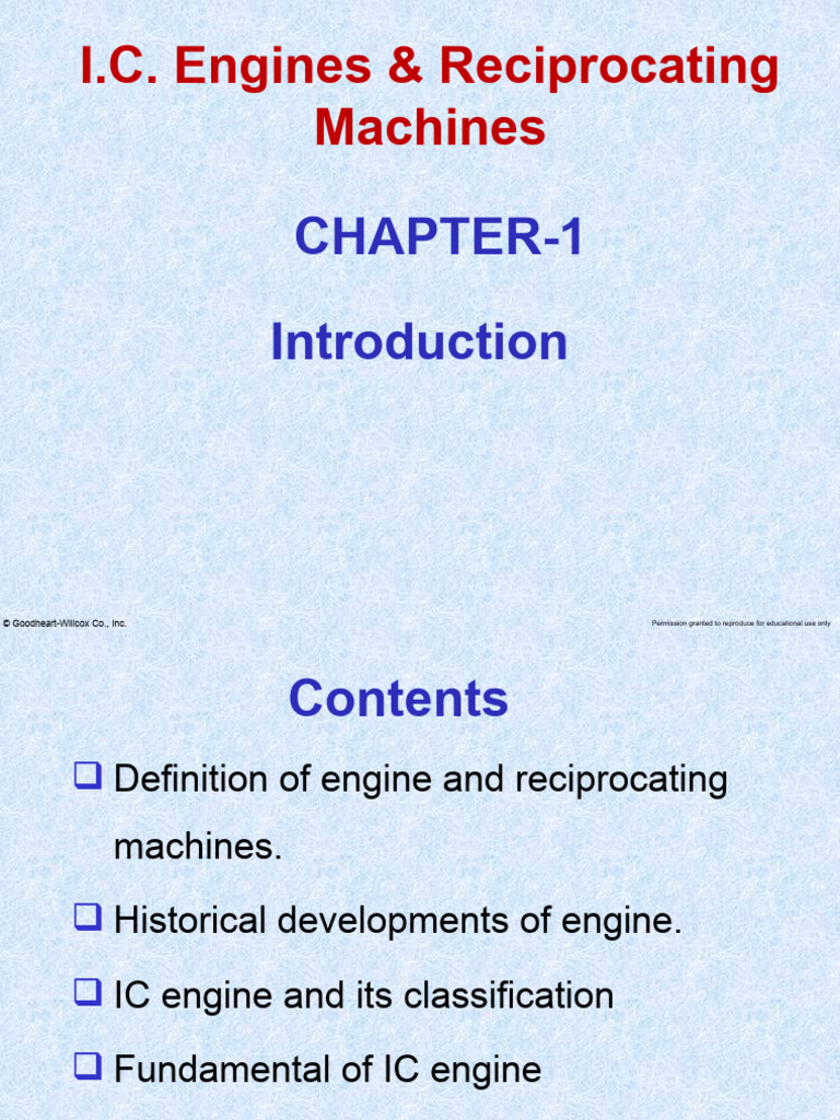 Chapter 1.lecture - 1 | PDF | Internal Combustion Engine | Diesel Engine