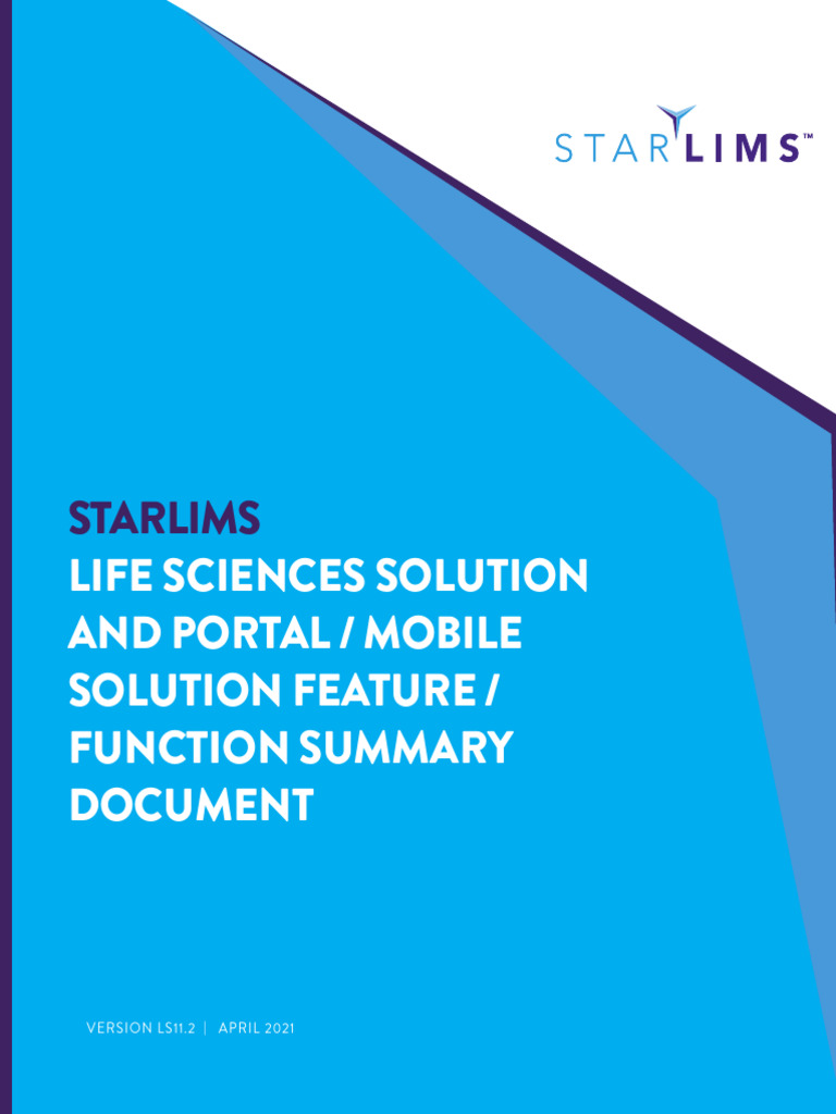 Clinical and Healthcare Lims Spec Document | PDF | Computing